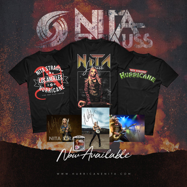 NEW MERCHANDISE AND VINYL – Nita Strauss Shop